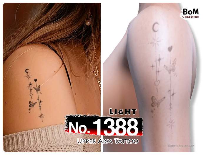 Second Life Marketplace - (Upper Arm Tattoo) No.1388 Light